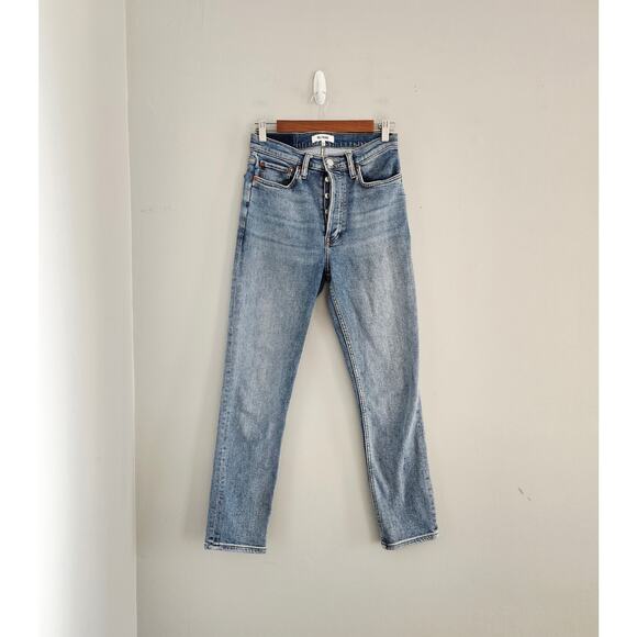 Re/Done | Jeans | Redone Blue Denim Jeans Size 27 | Poshmark